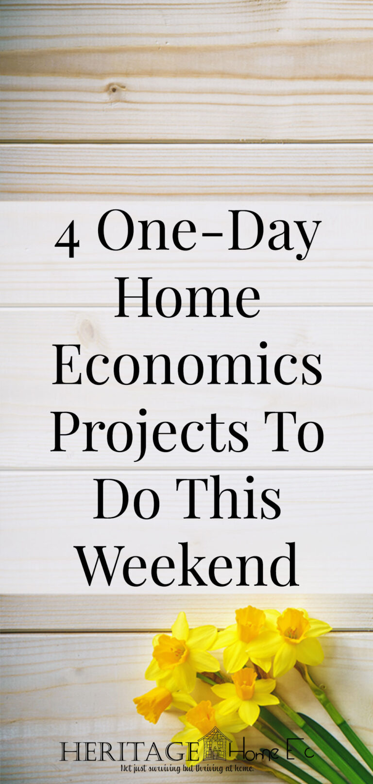 4 Home Economics Projects You Can Tackle This Weekend