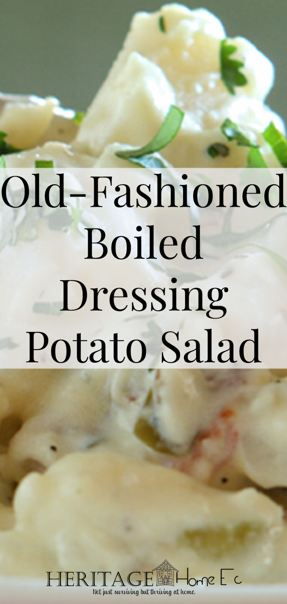 Old-Fashioned Boiled Dressing Potato Salad Recipe — Heritage Home Ec