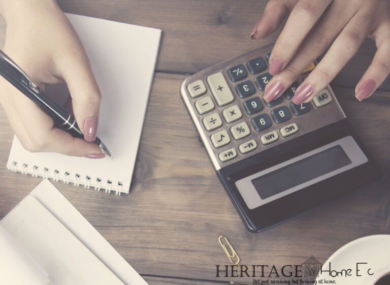 12 Steps to Real Life Budgeting — Heritage Home Ec